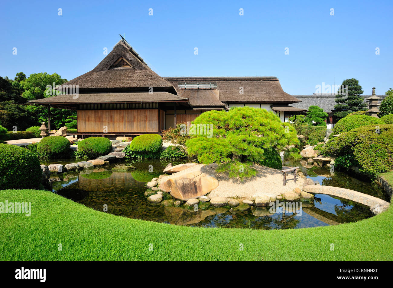 Japan Koraku-En Japanese Garden Okayama Okayama Prefecture Asia Enyo ...