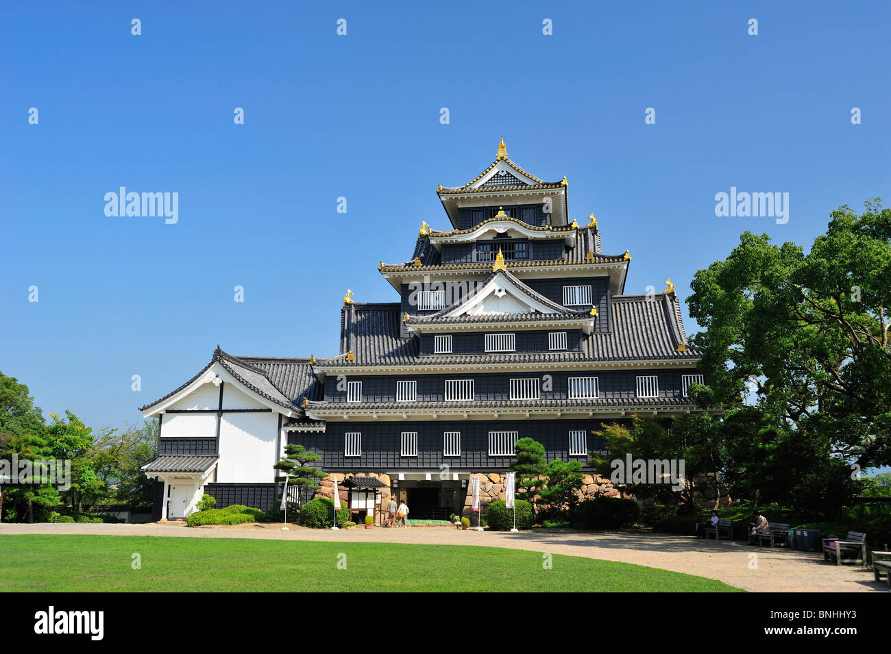 Japan Okayama Castle Castle Okayama Okayama Prefecture Architecture ...