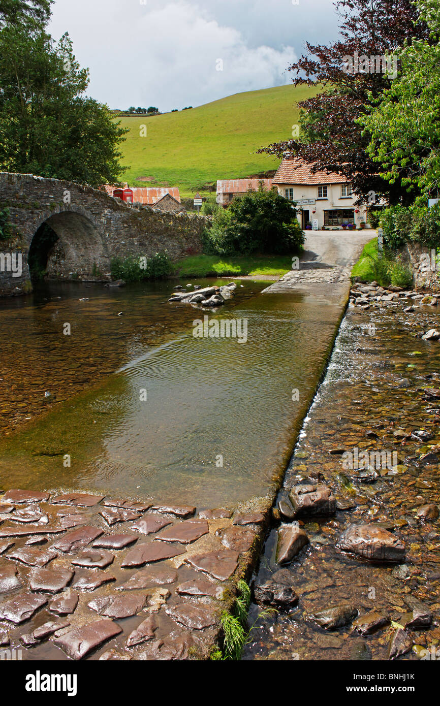 Lorna Doone Farm, Exmoor National Park, Somerset, England Stock Photo ...
