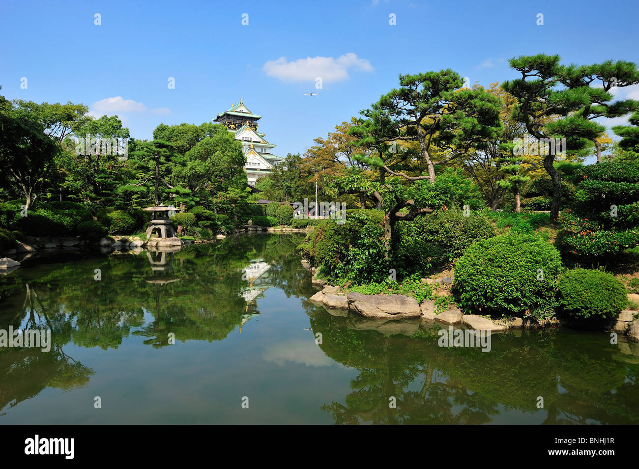 Japan Osaka Castle Castle Osaka Asia Castle Grounds Donjon Exterior ...