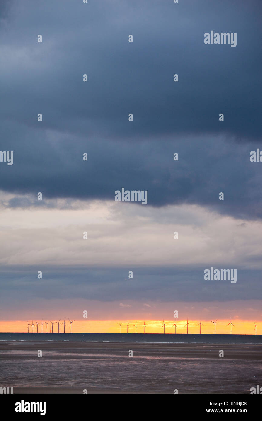 The Rhyl Flats offshore wind farm Stock Photo - Alamy