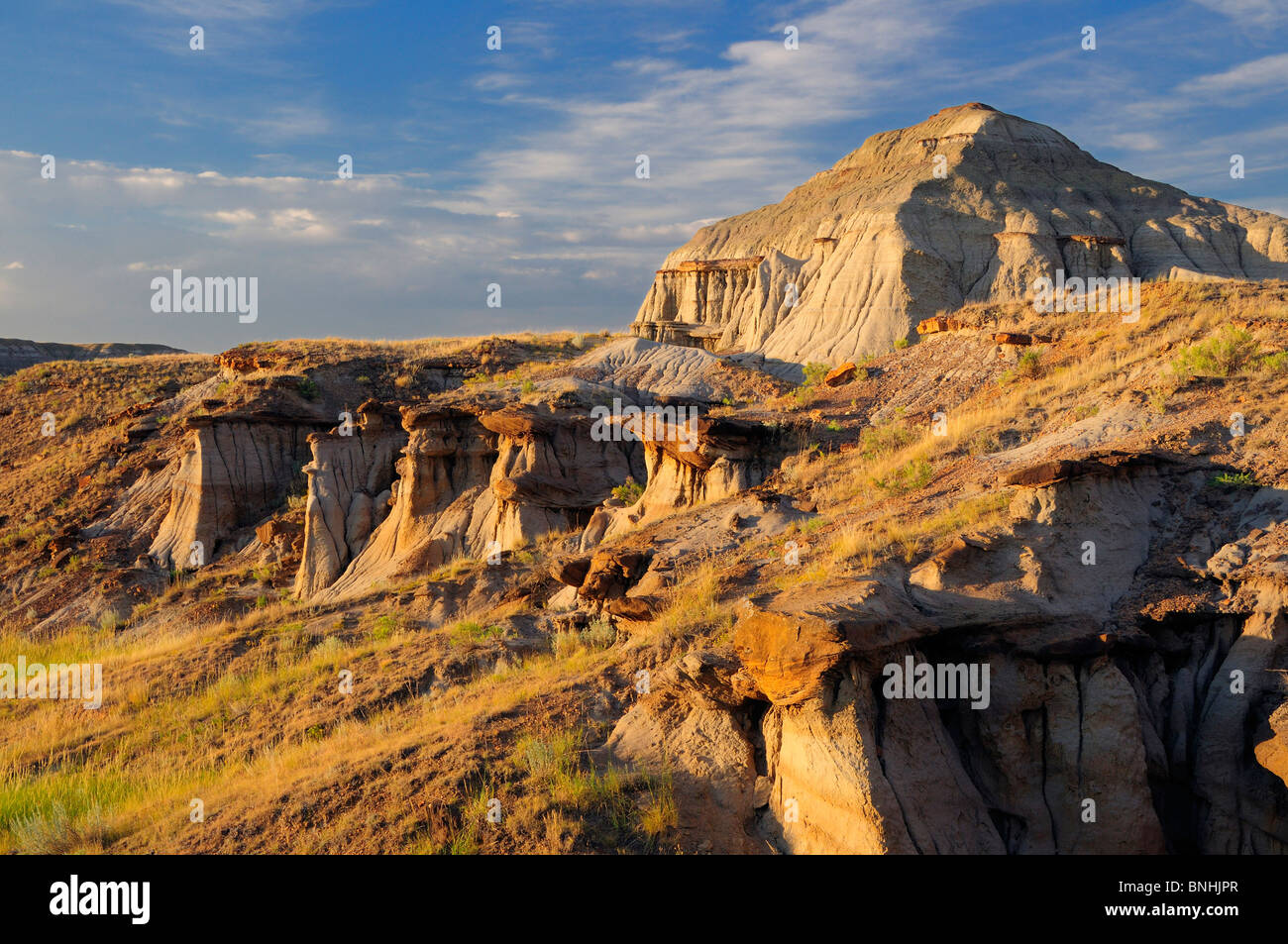 Canada Badlands at Dinosaur Provincial Park Alberta province prairie ...