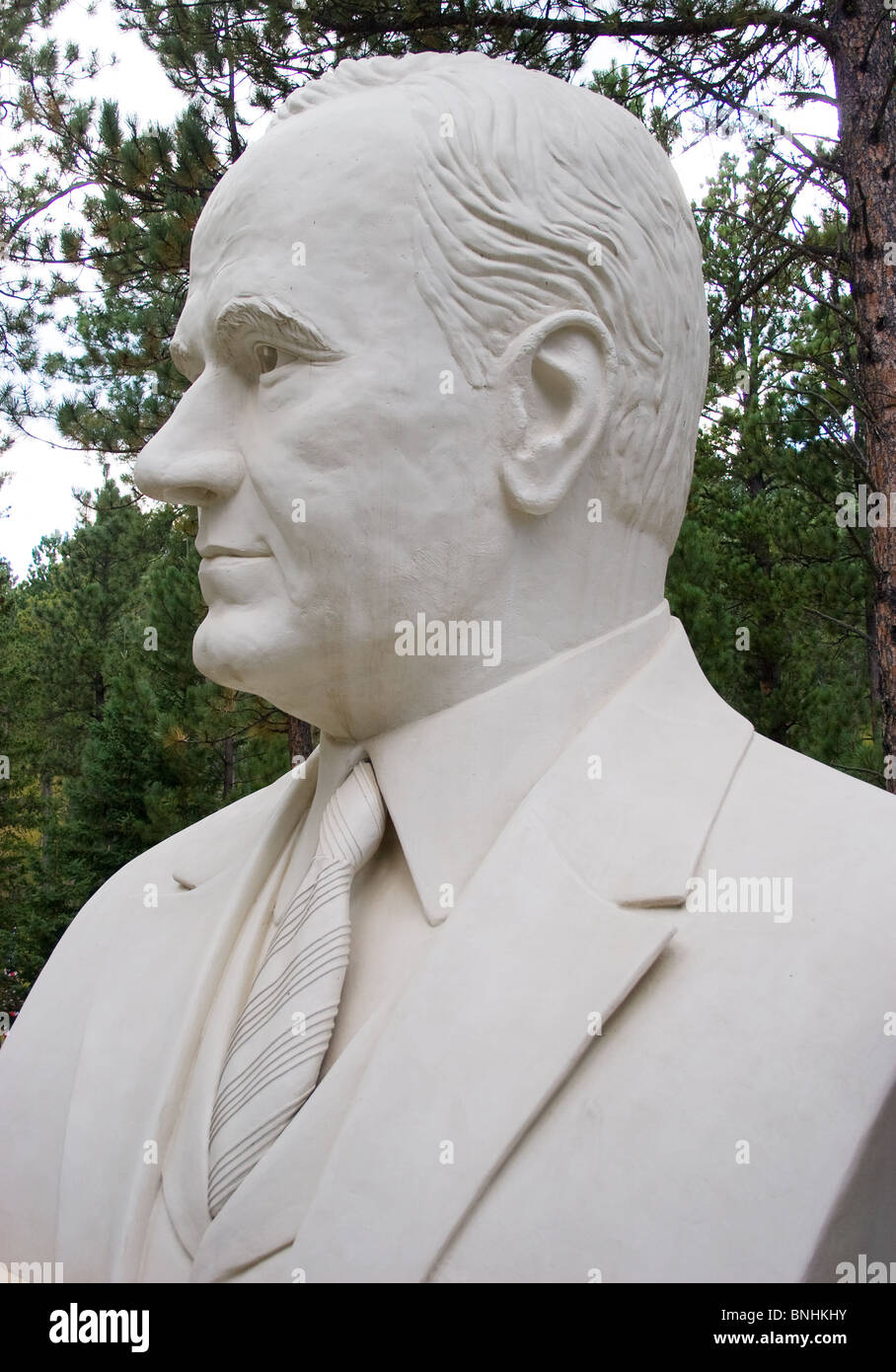 Calvin Coolidge bust by sculptor David Adickes at Presidents Park in ...