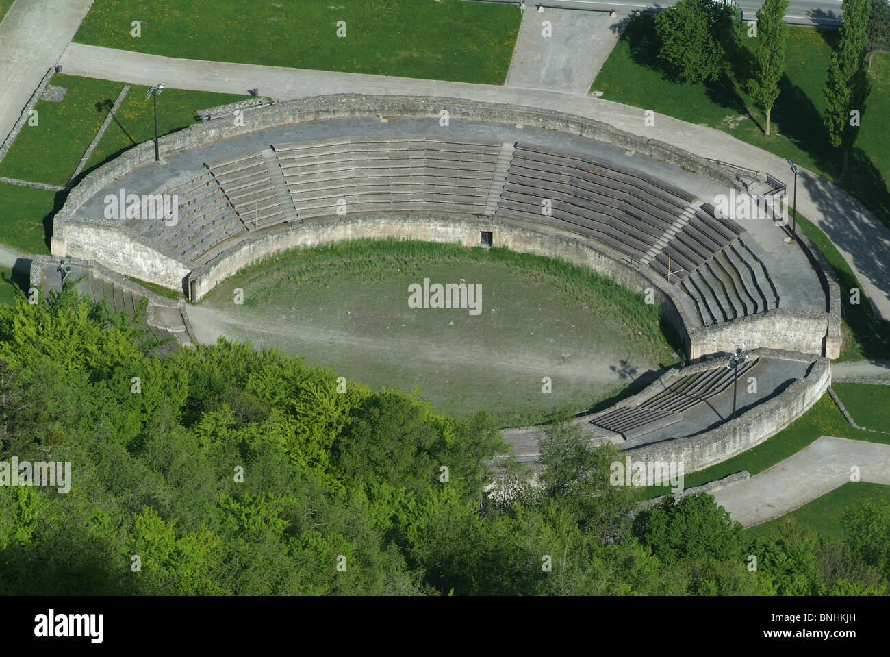 Switzerland Town of Martigny Canton of valais Amphitheatre roman ...