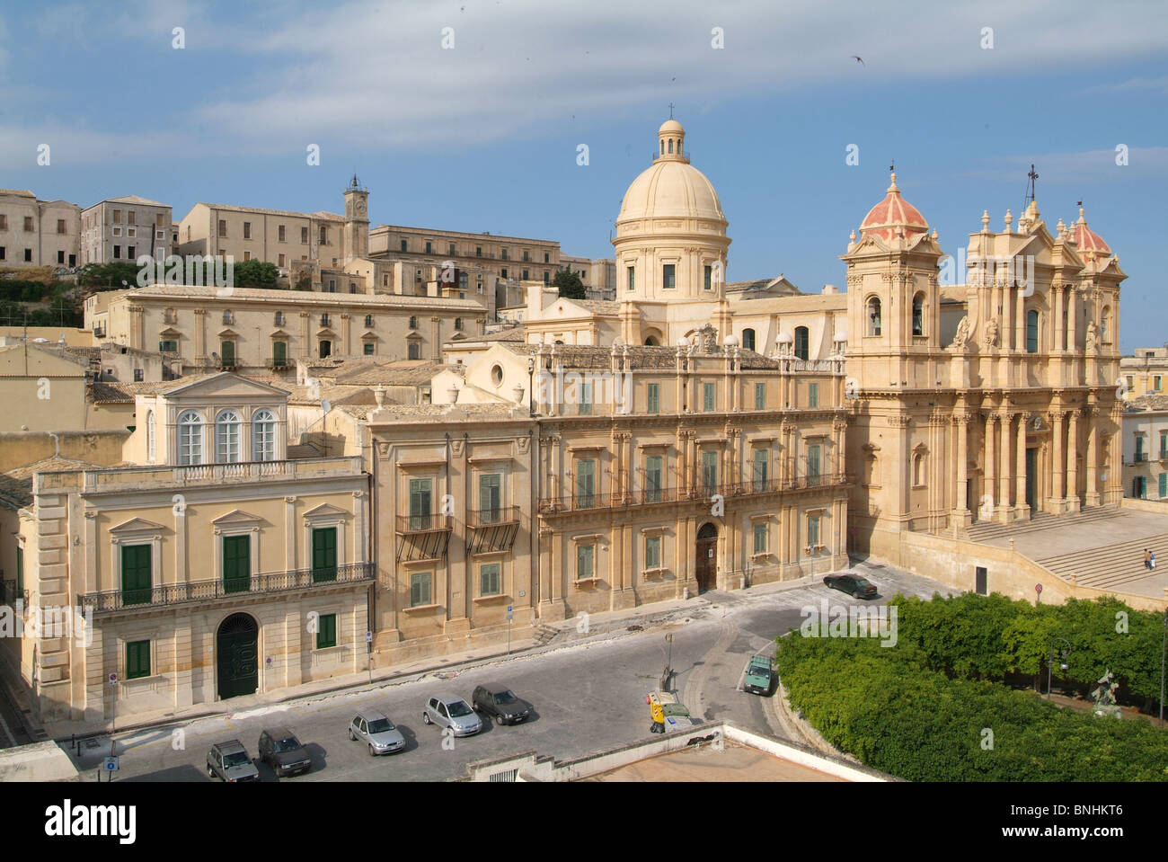 Italy Sicily Noto city old town UNESCO world heritage site baroque ...