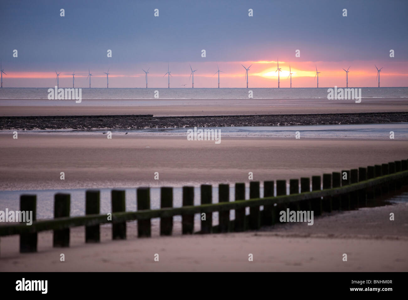 The Rhyl Flats offshore wind farm is situated about 7 Km off the North ...