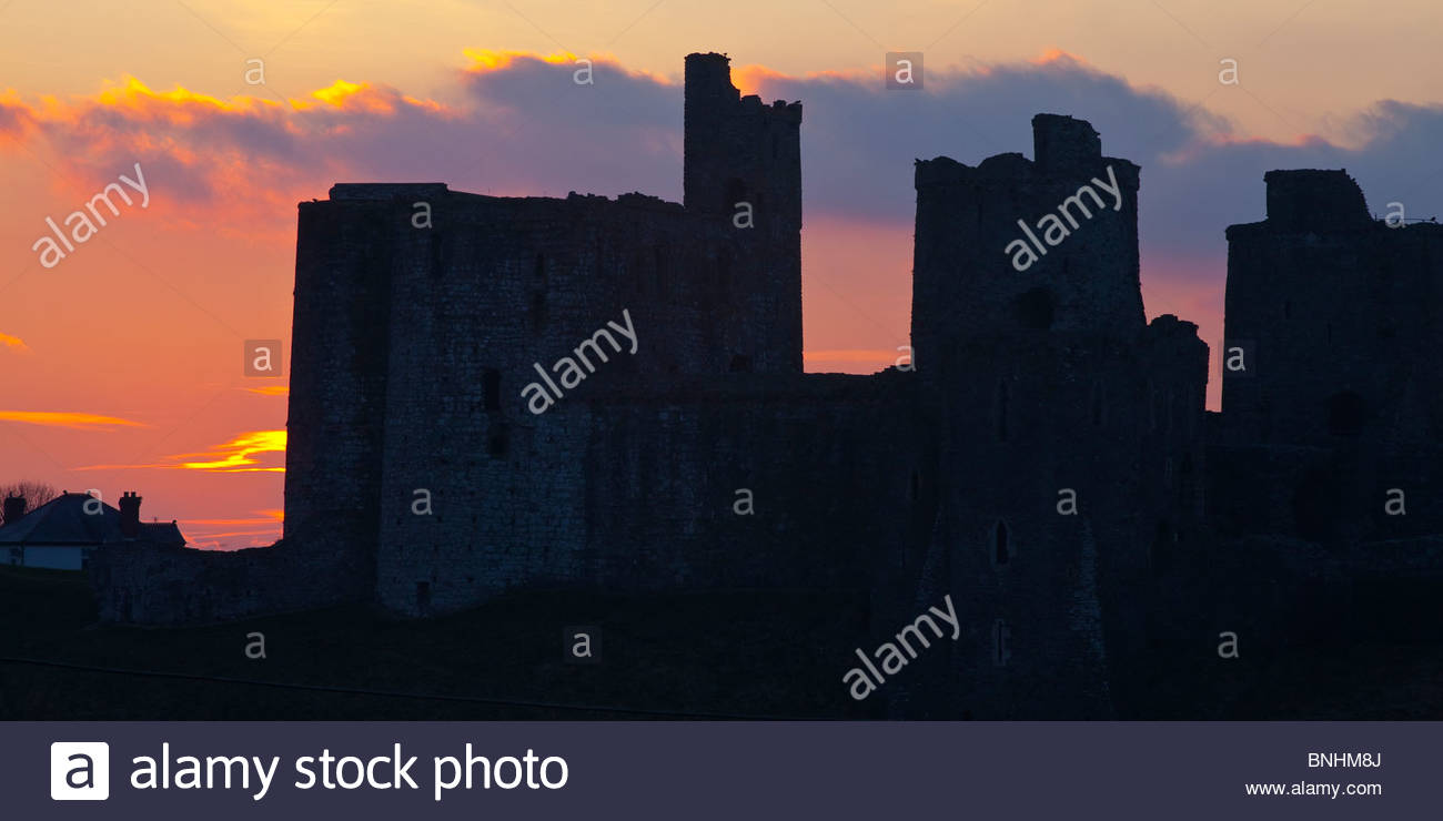 Wales Sunset Uk Castle Stock Photos & Wales Sunset Uk Castle Stock ...