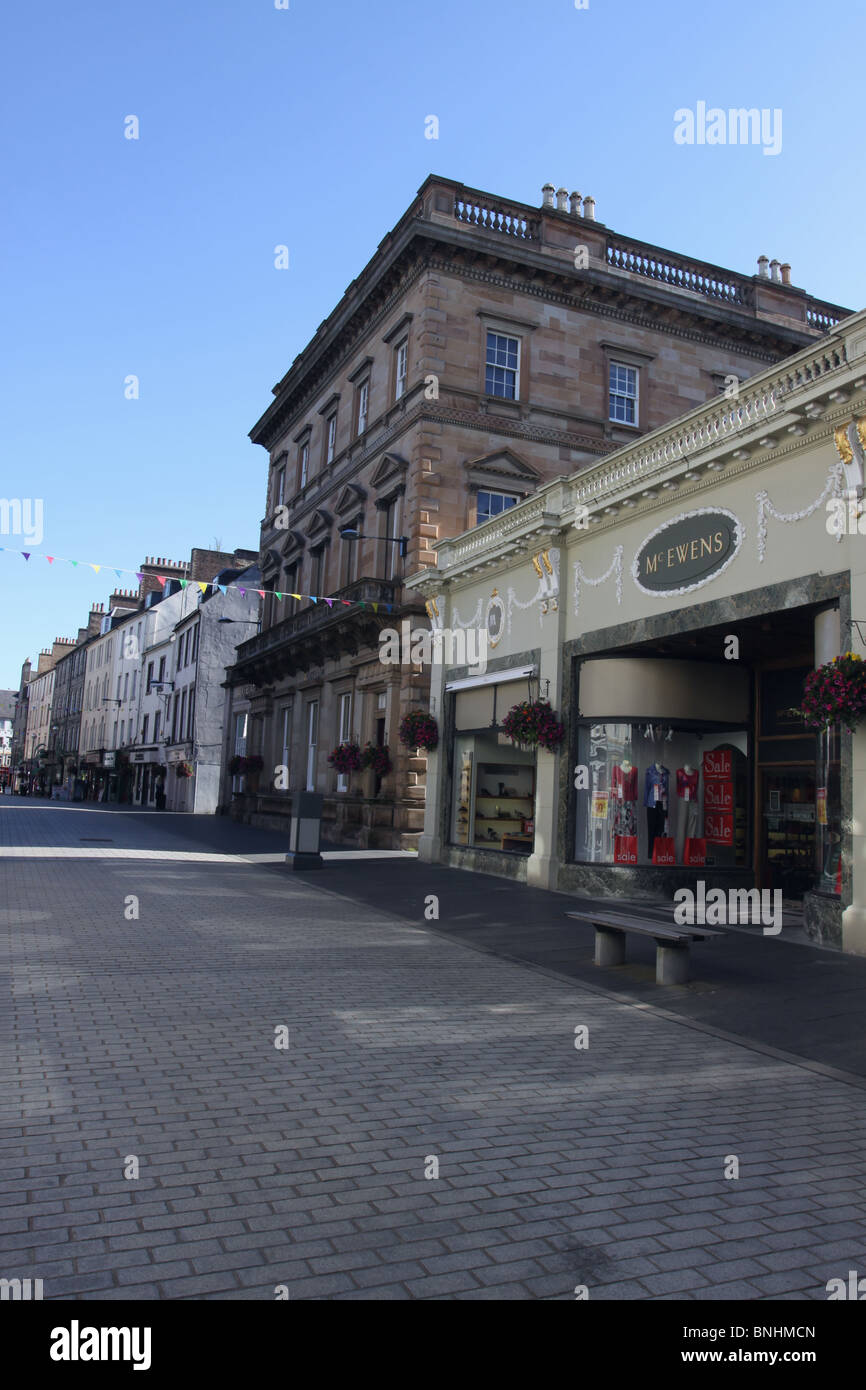 McEwans of Perth and shopping street Scotland July 2010 Stock Photo - Alamy