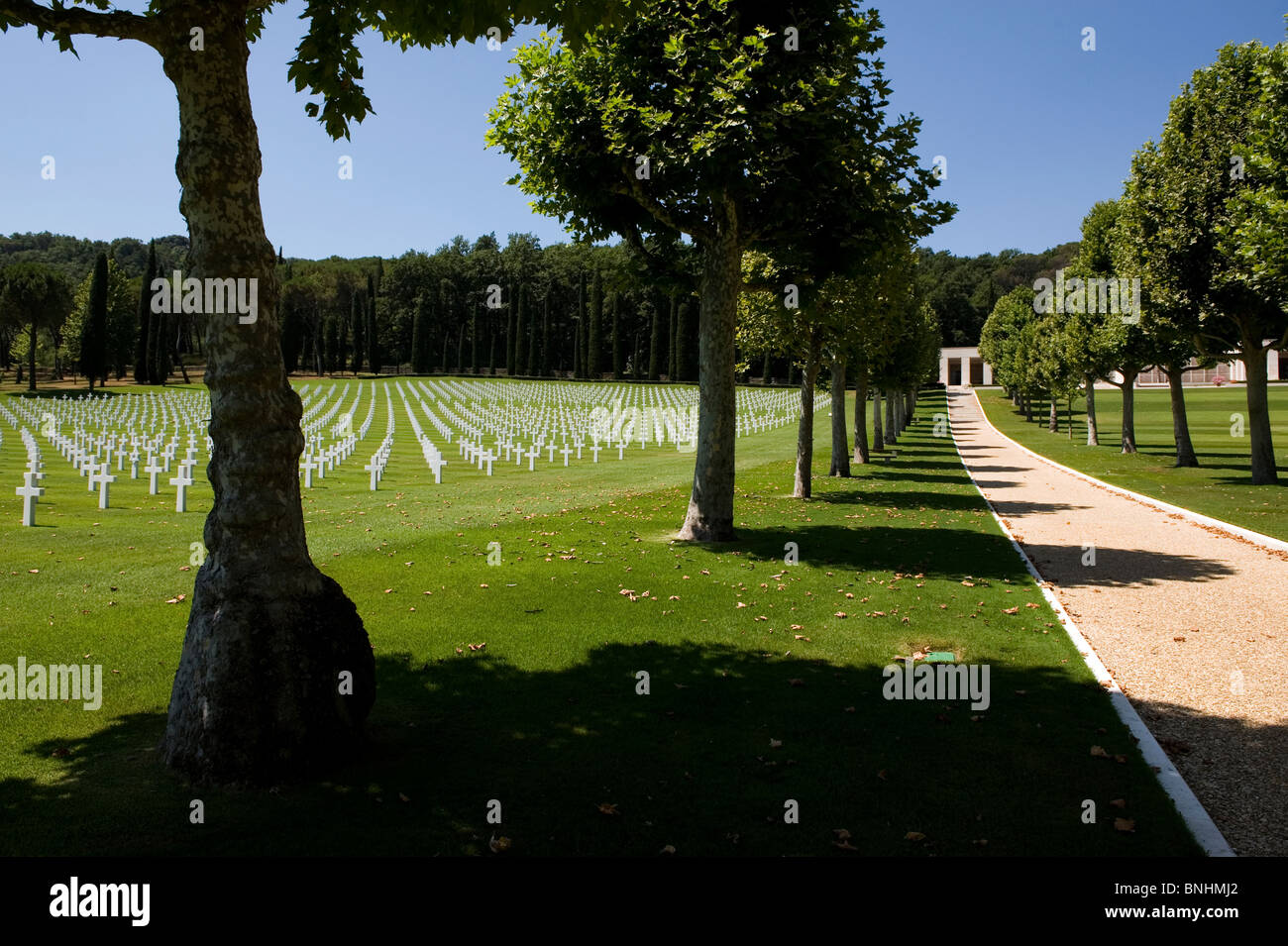 Italy. The Florence American Cemetery and Memorial, just outside ...