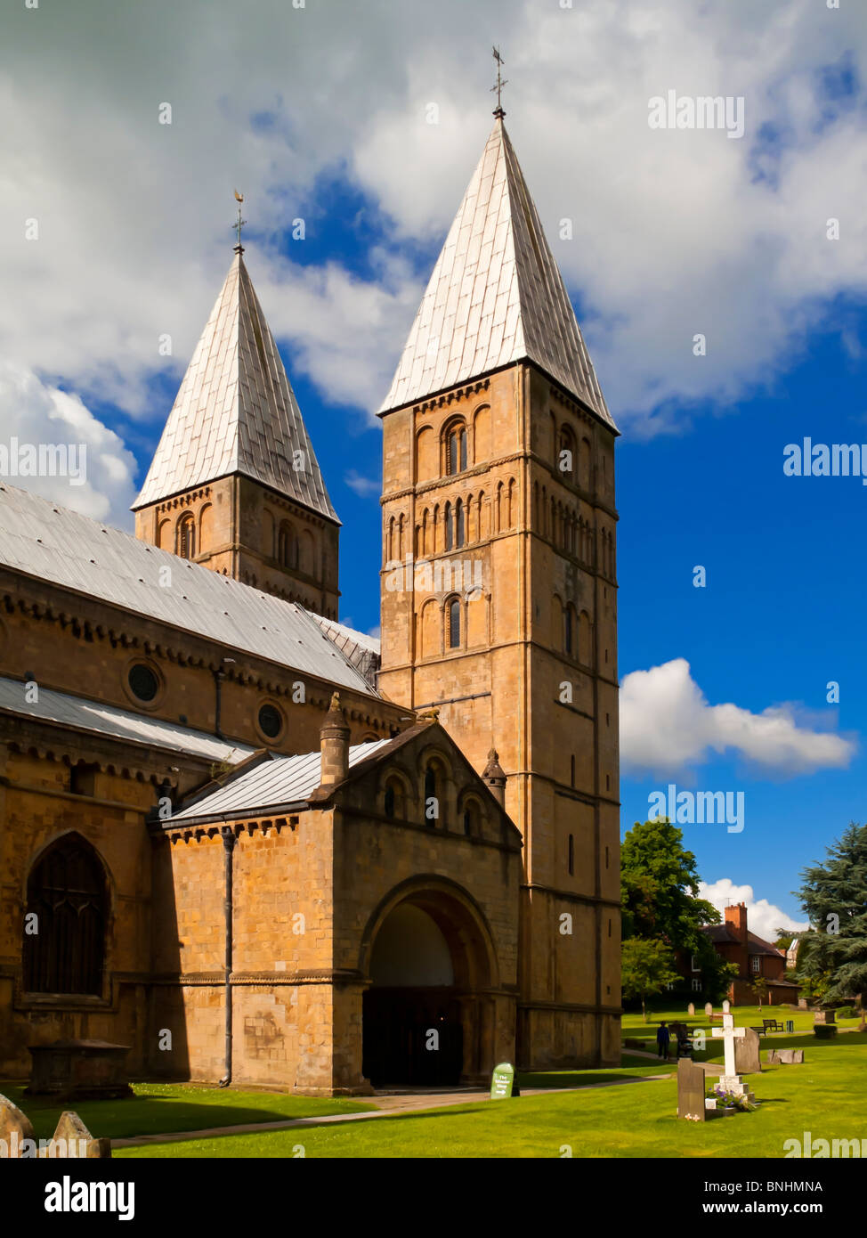 Southwell Minster a cathedral in Nottinghamshire England UK and a fine ...