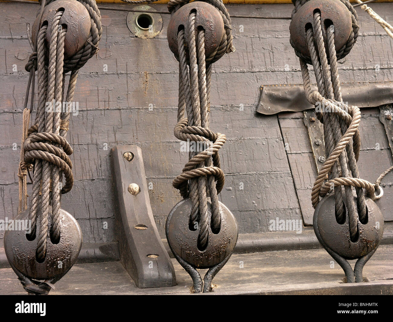 Sweden Sail ship Götheborg sailship navigation sailing detail cordage ...