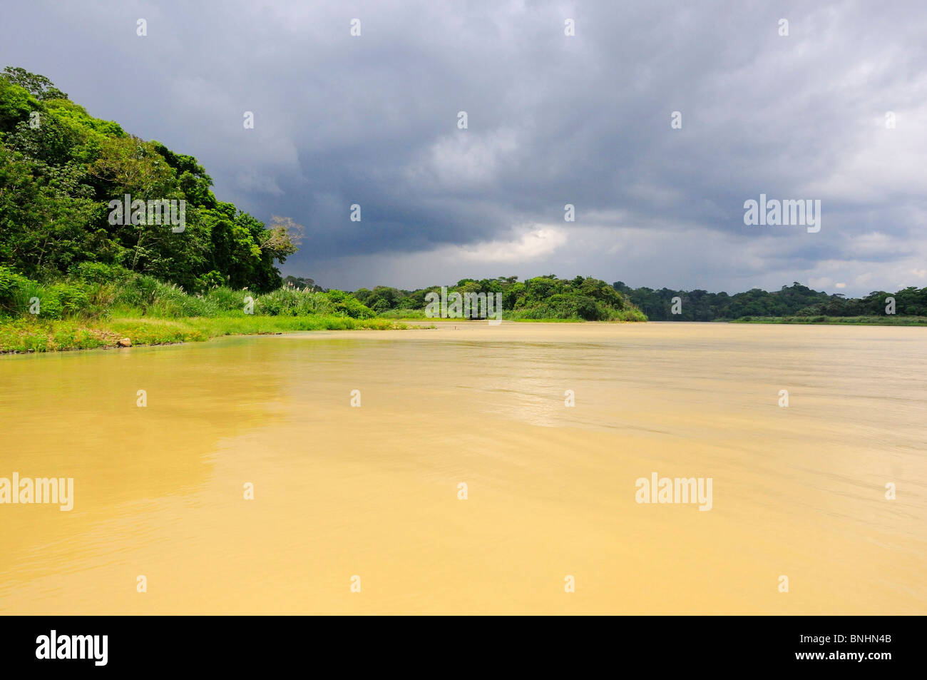Panama Gatun Lake Panama Canal Panama City Central America landscape ...