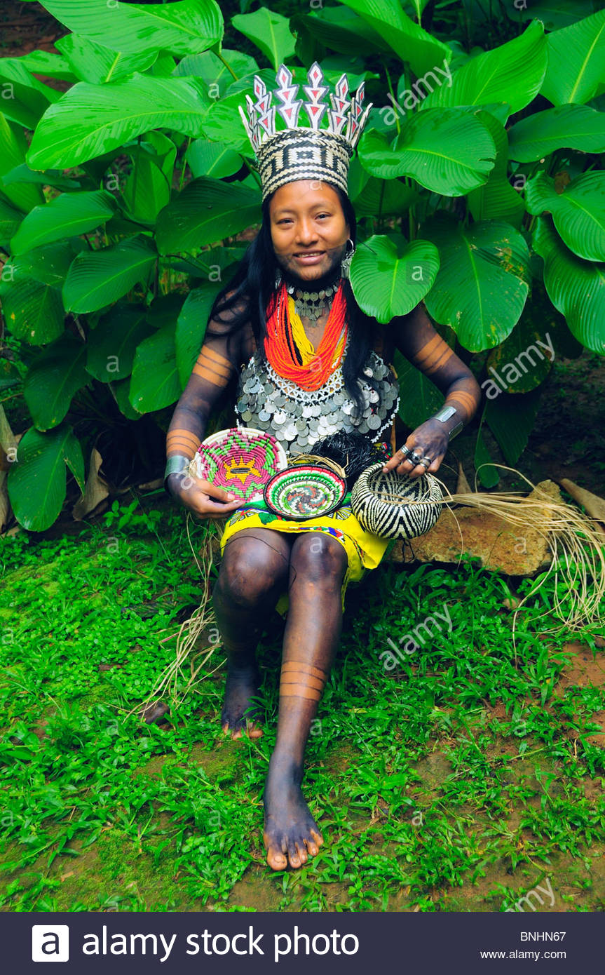 Panama Embera people Indian Village Indigenous Indio indios natives ...