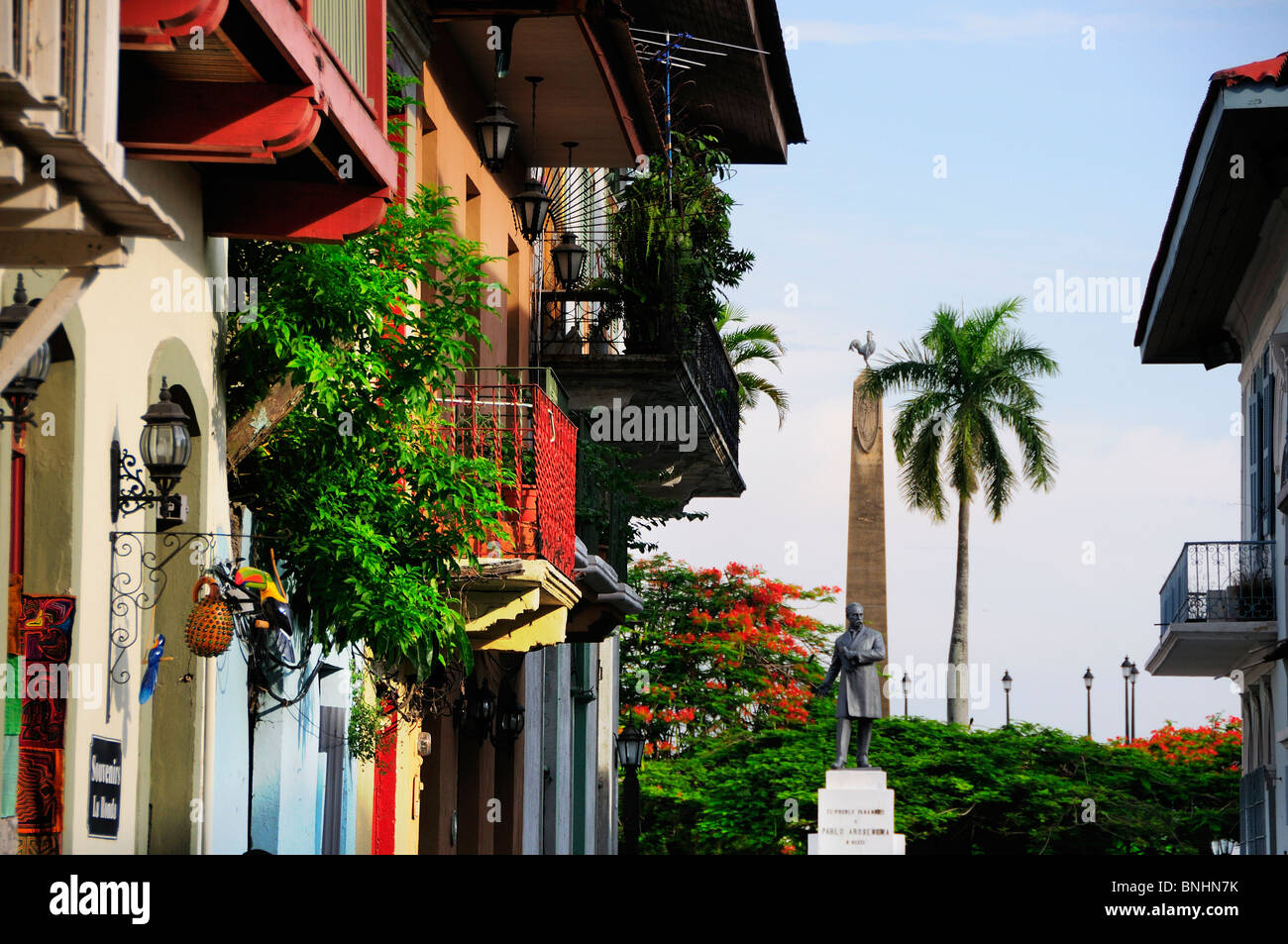 Panama Casco Antiguo Historic Town Panama City Central America old town ...