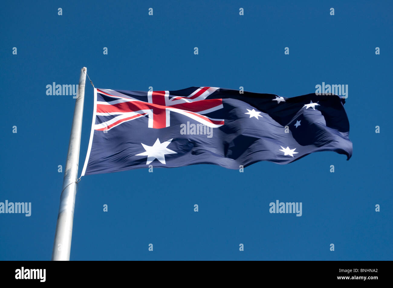 Australian national flag hi-res stock photography and images - Alamy