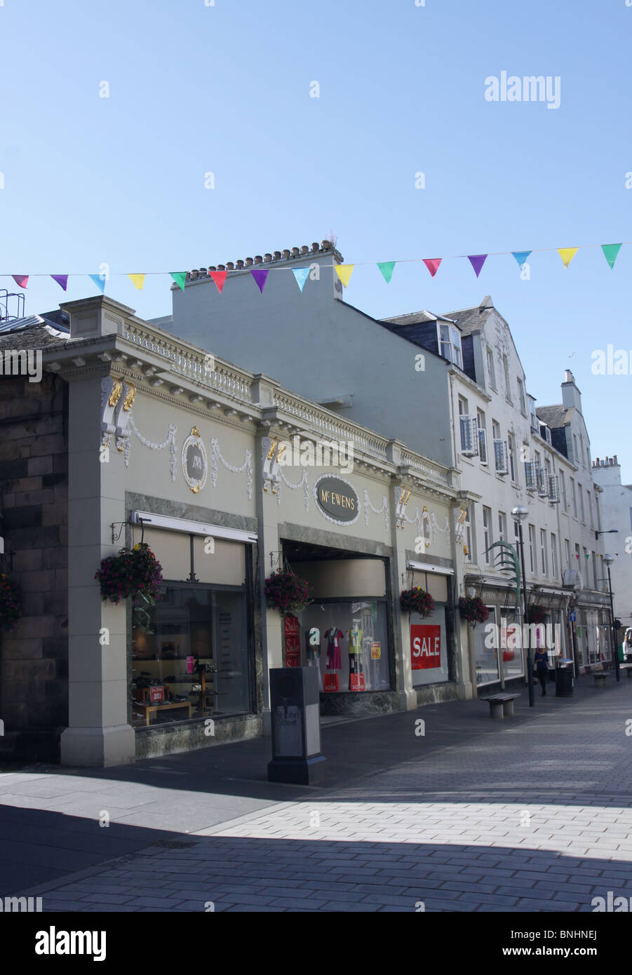 McEwans of Perth and shopping street Scotland July 2010 Stock Photo - Alamy