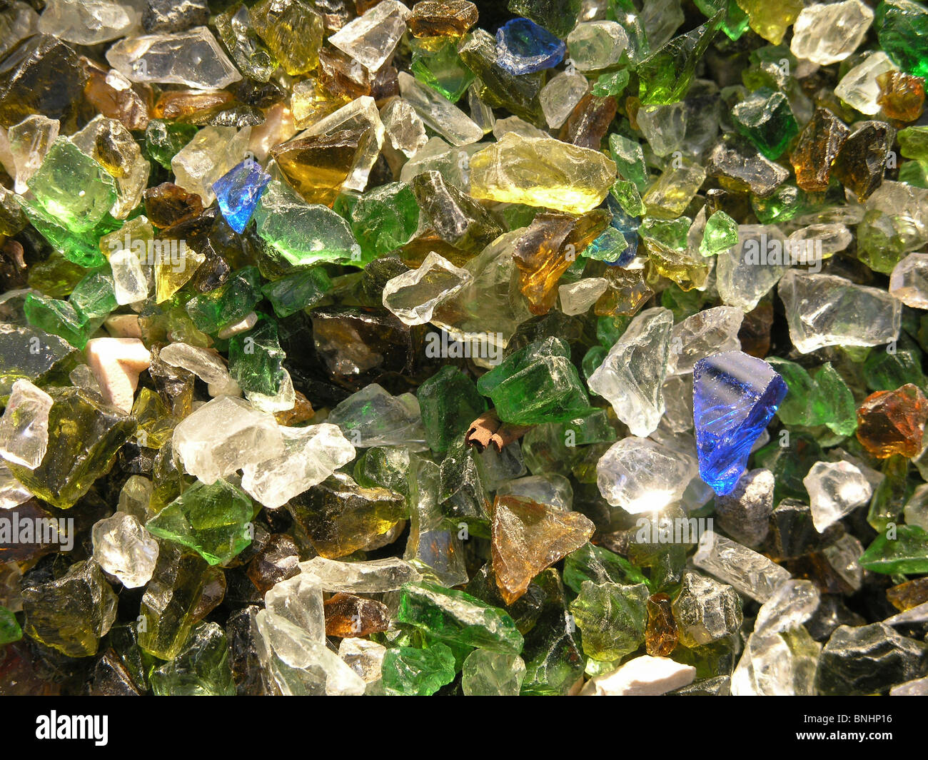 Cullet glass colors colorful colourful detail closeup close-up ...