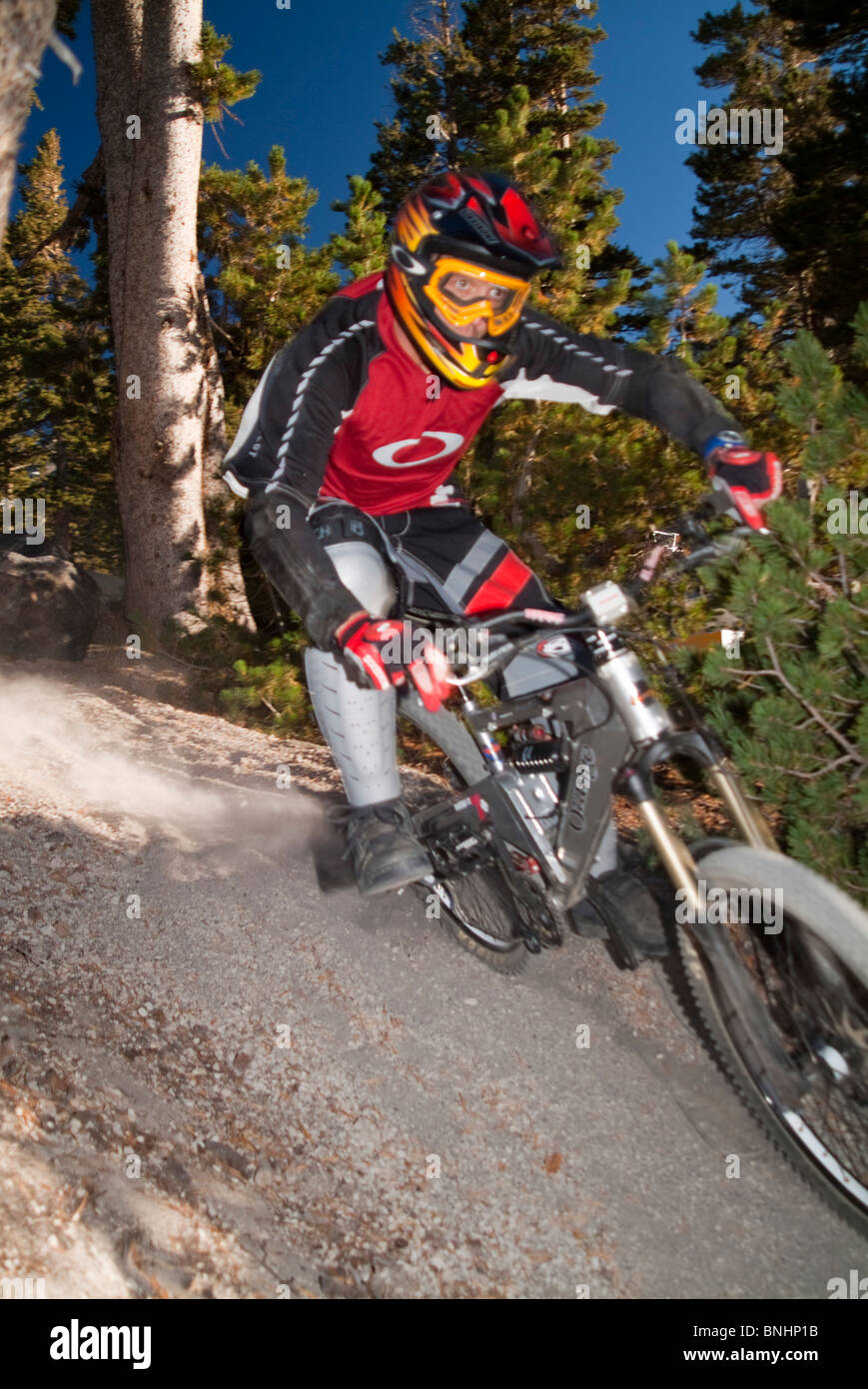 Mountain bike racer Brian Emerson Stock Photo - Alamy