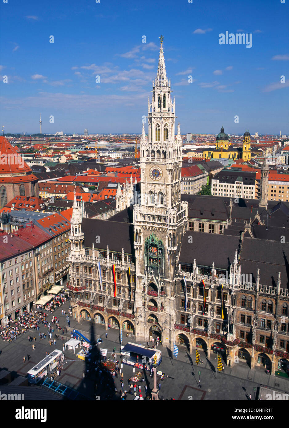 Townhall spire hi-res stock photography and images - Alamy