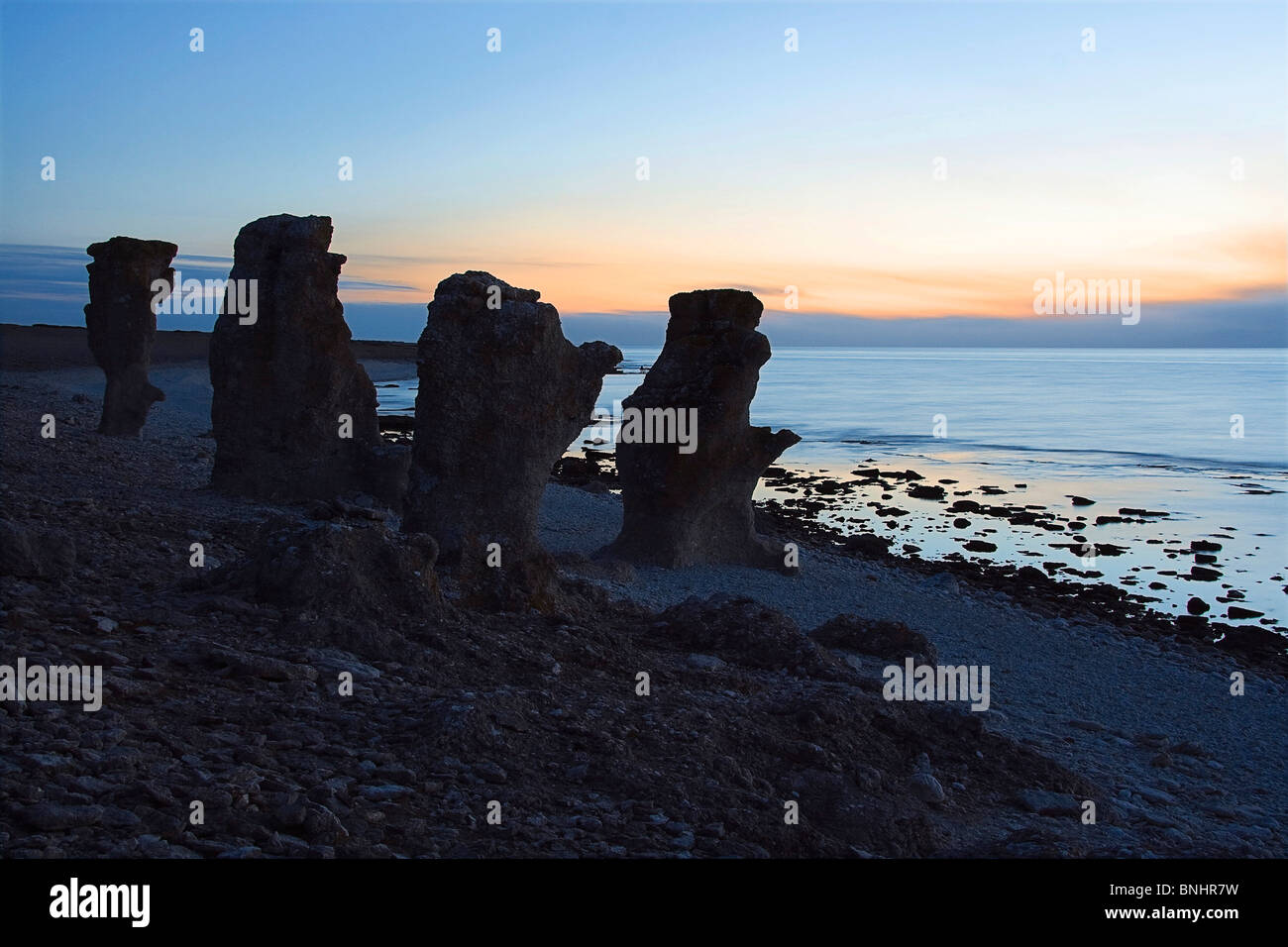 Rock formation rauk raukar stone hi-res stock photography and images ...
