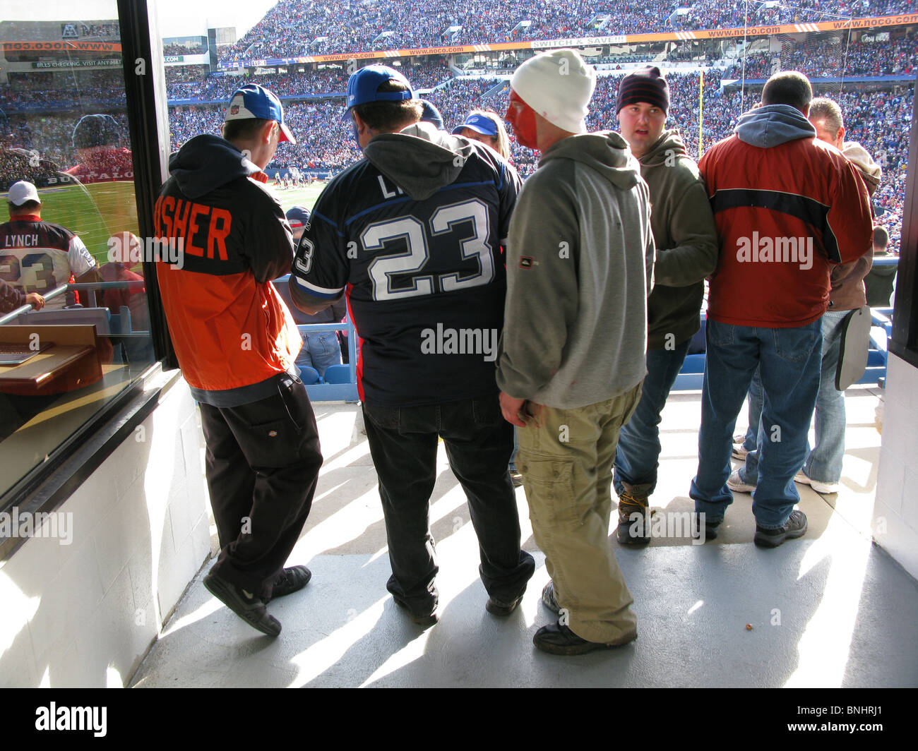 Buffalo Bills Fans Walking Into Ralph Wilson Stadium For A Home Game Of ...