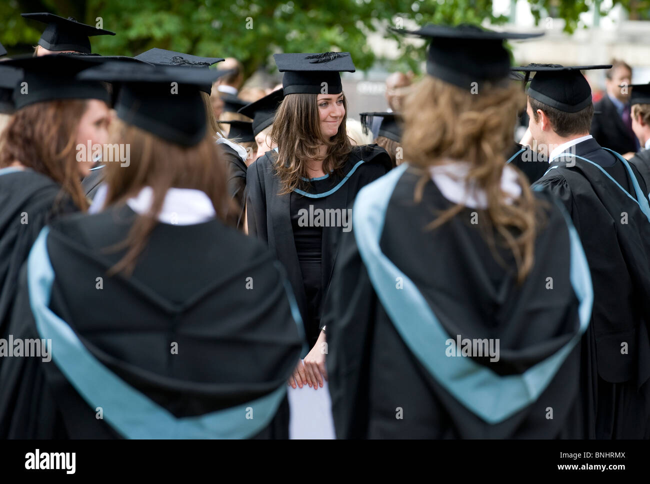 Female Students at The University of Birmingham after their Graduation ...