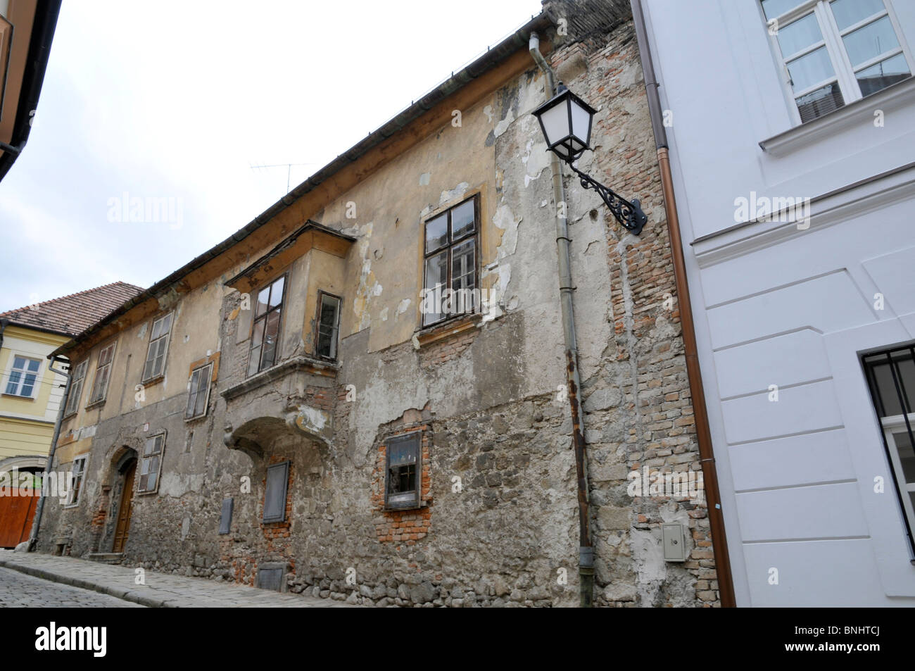Old building prepared for restoration, Bratislava,Slovakia ,Europe ...