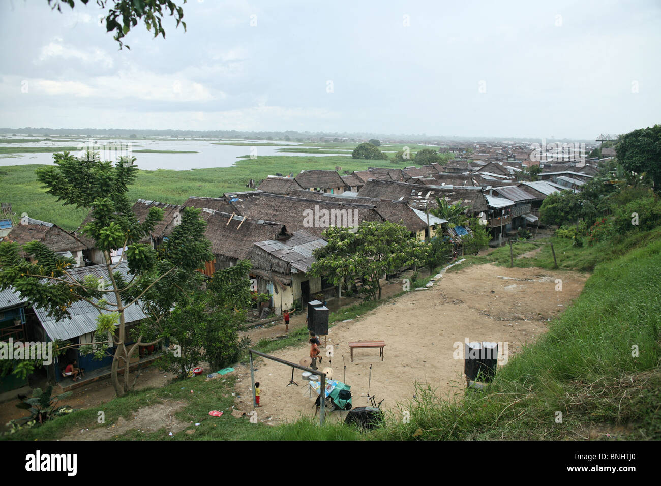 Iquitos city Peru Amazon rainforest Amazonia Jungle forest tropics ...