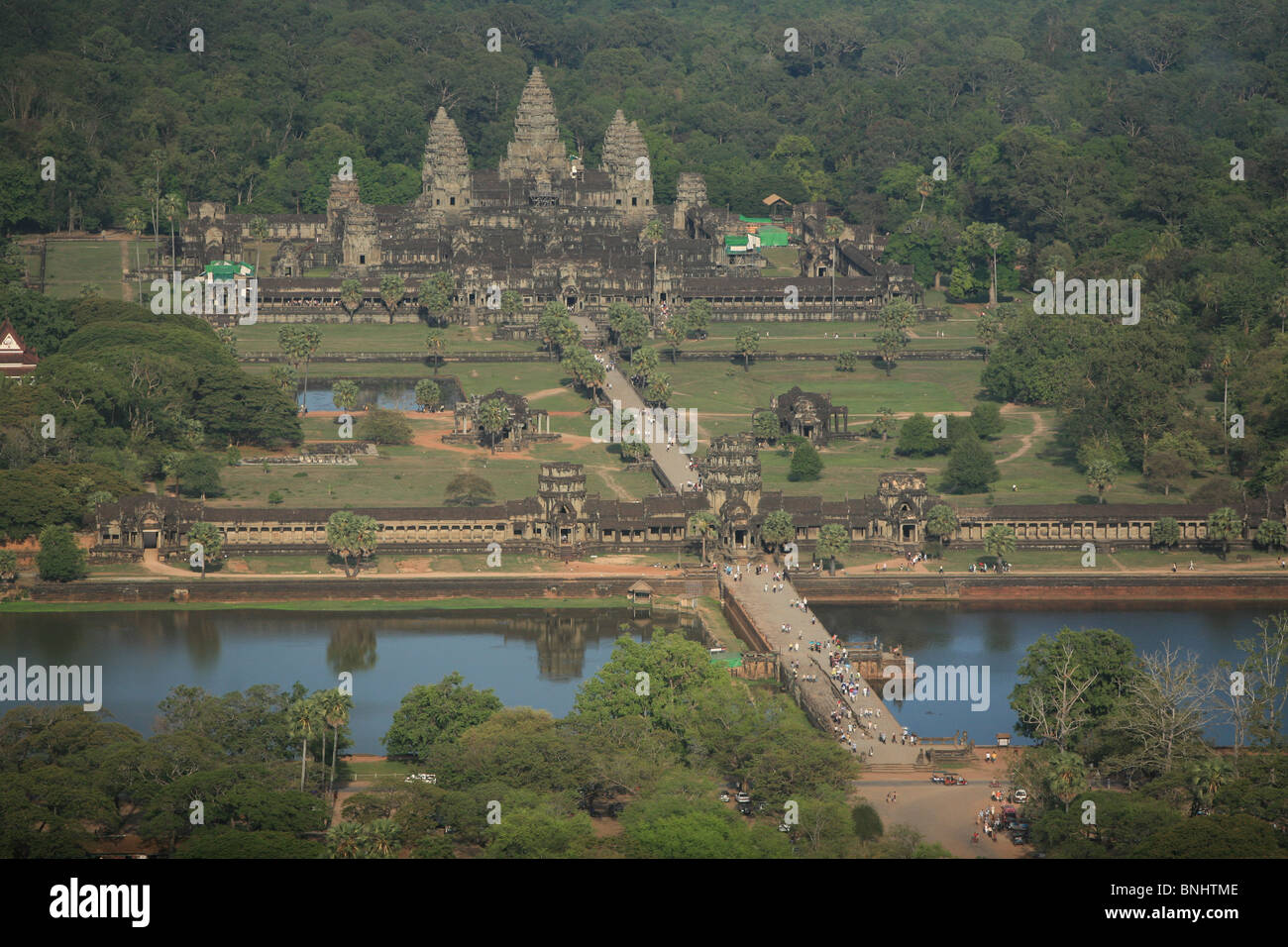 Angkor wat aerial hi-res stock photography and images - Alamy
