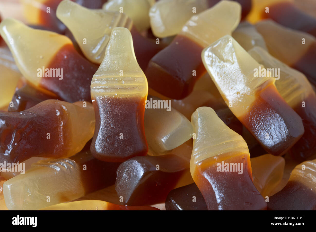 pile of cola bottle gum sweets Stock Photo - Alamy