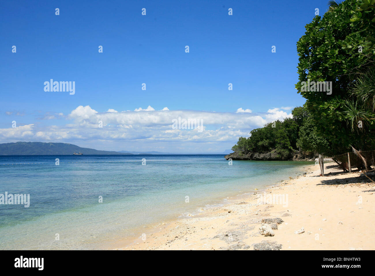 Philippines Asia Mindoro Sabang island beach seashore sand beach sea ...