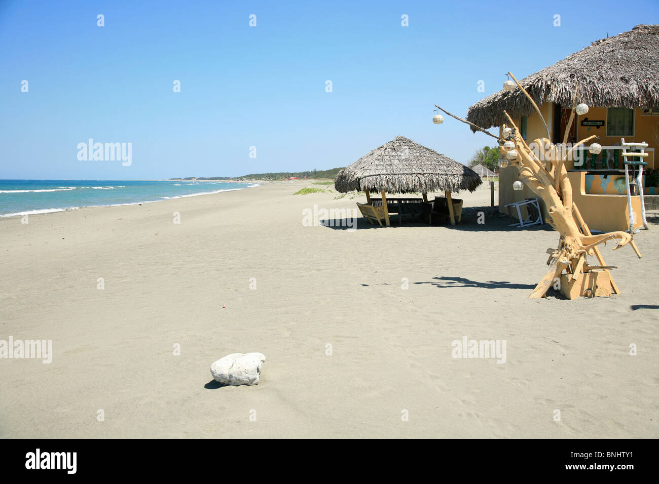Philippines Asia Luzon Ilocos Norte island the north Suba Beach beach ...