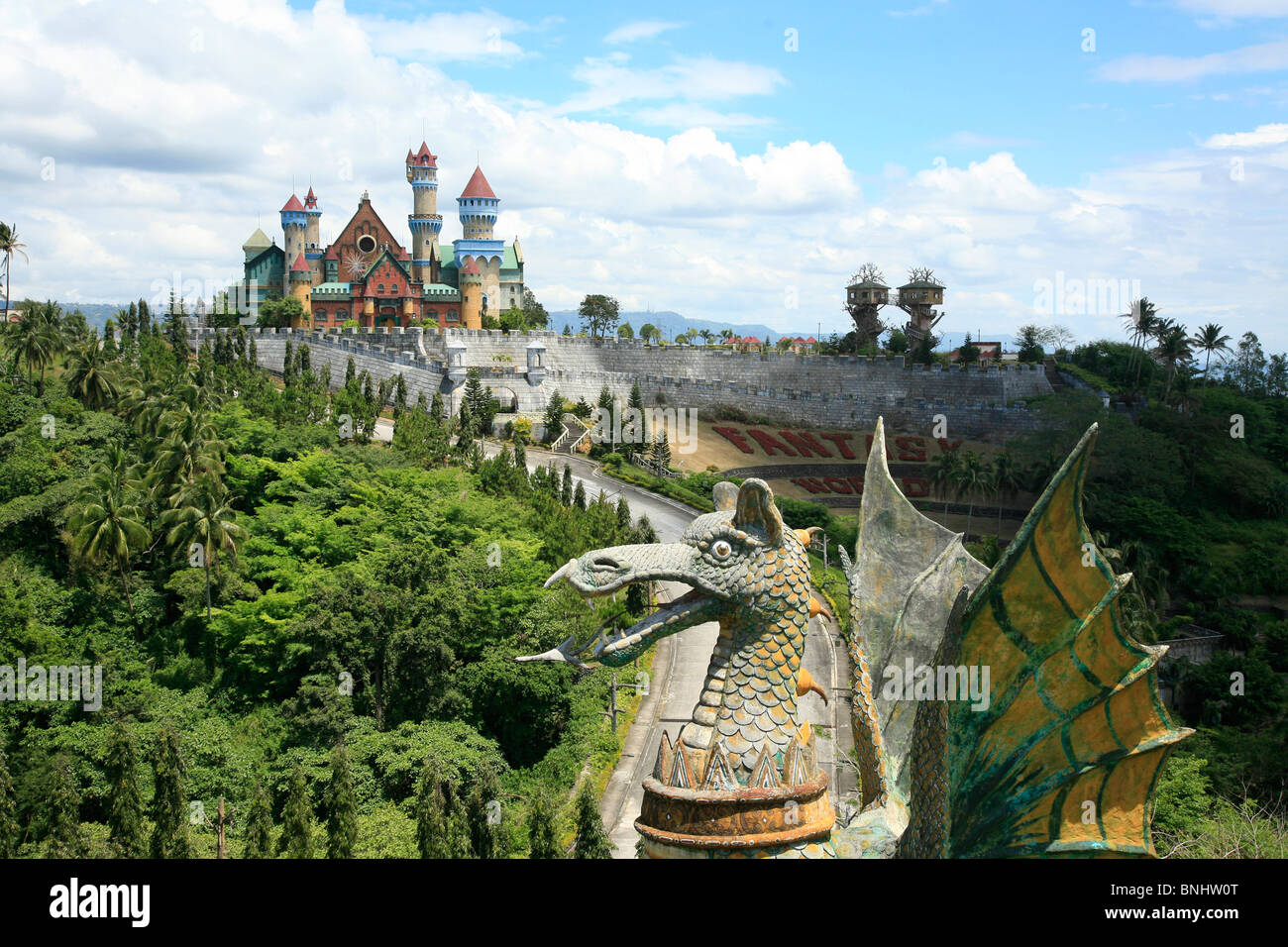 Philippines Asia Luzon Castle island fairy tale castle Tagaytay near ...