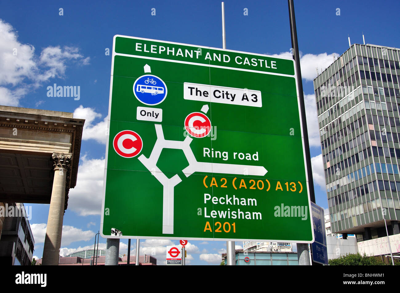 Roundabouts signs hi-res stock photography and images - Alamy