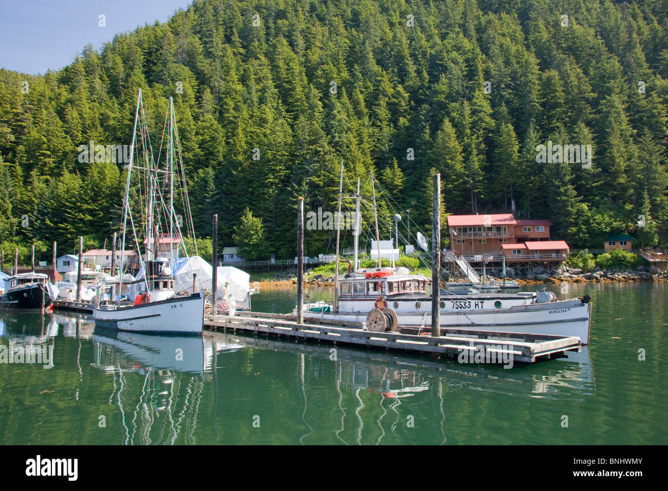 USA Alaska Elfin Cove Stock Photo - Alamy