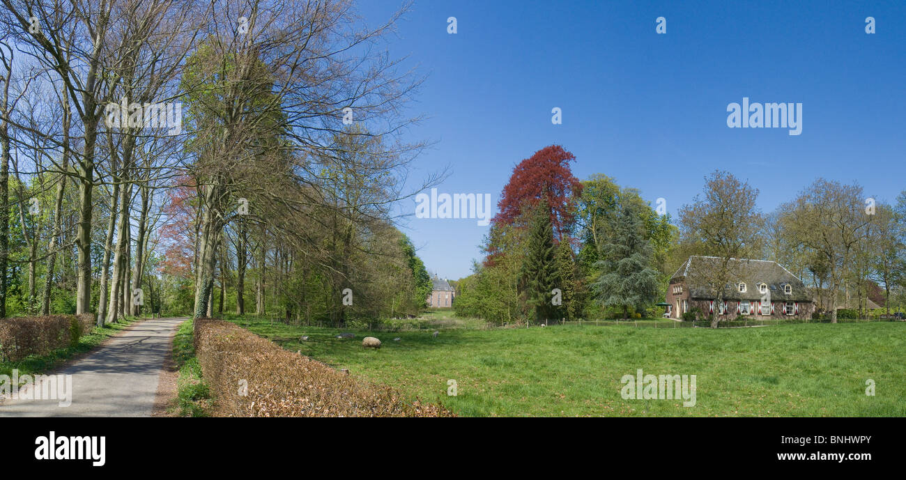 The Netherlands Holland landscape scenery rural Gelderland province ...