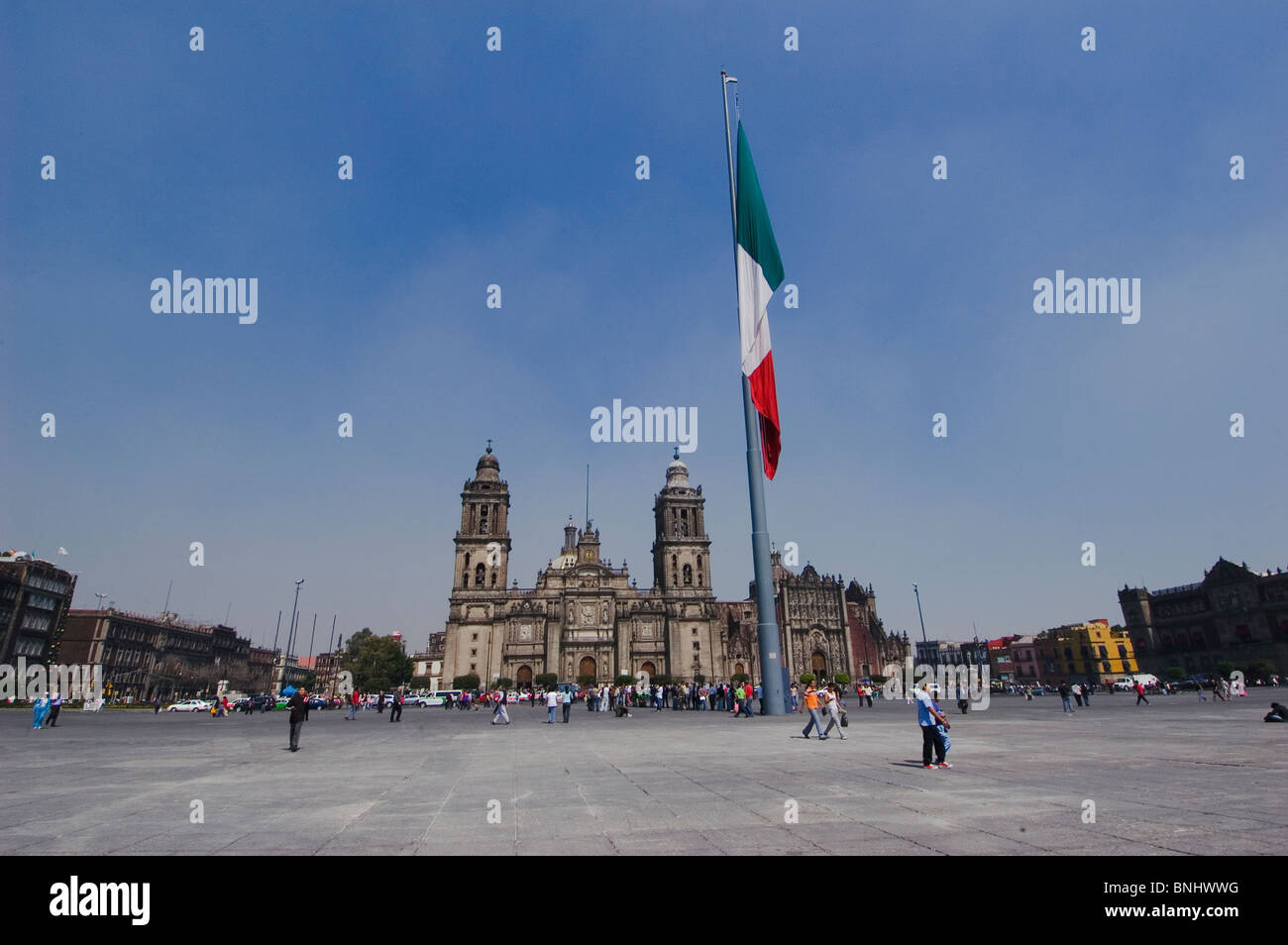 Zocalo Plaza Historic Center Mexico City Stock Photo - Alamy