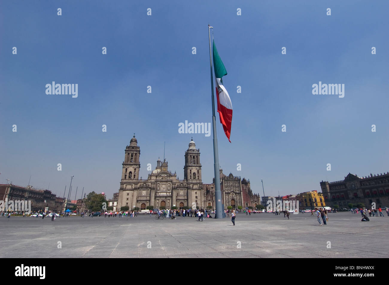 Zocalo Plaza Historic Center Mexico City Stock Photo - Alamy