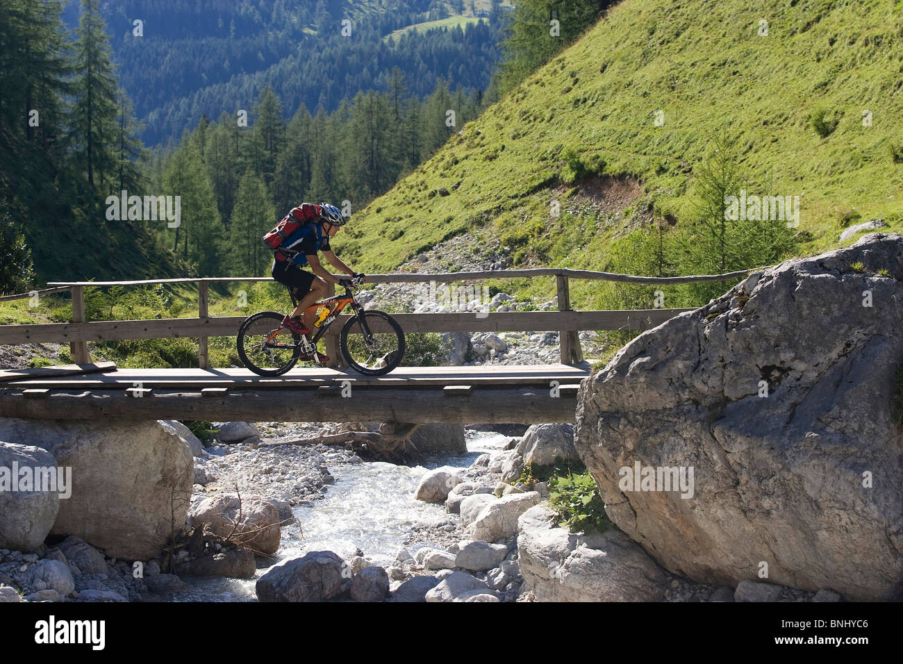Alp austria bike trail hi-res stock photography and images - Alamy