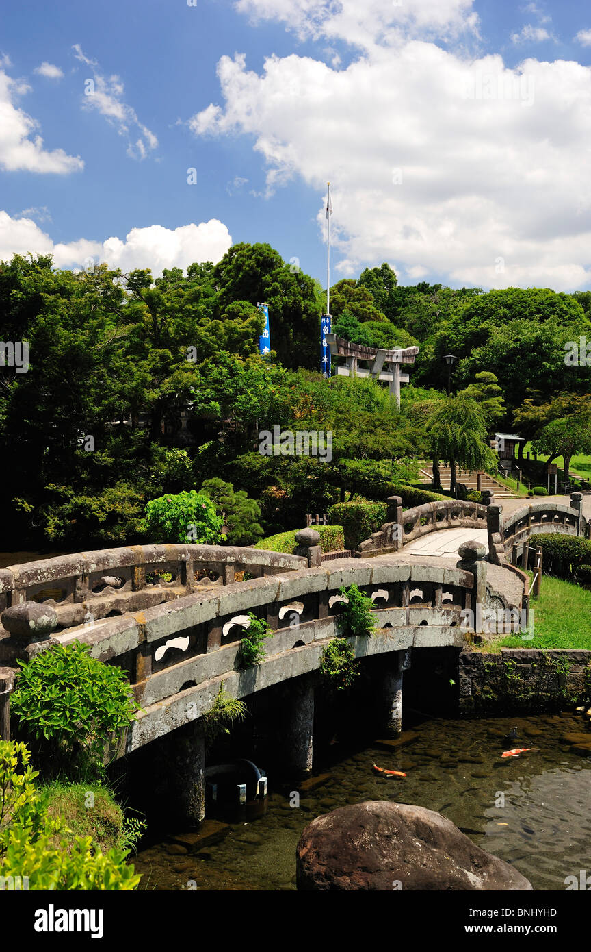 Suizenji Jojuen Garden Kumamoto Kumamoto Prefecture Kyushu island Japan ...