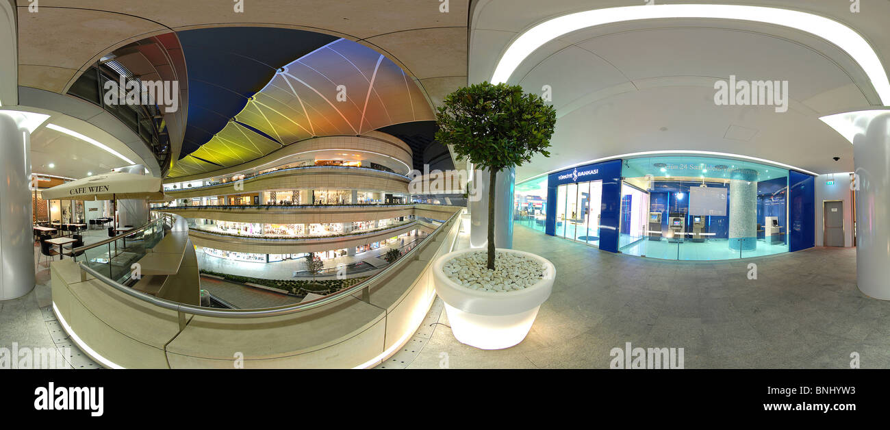 Panorama Istanbul shopping centre architecture inside Interior shopping ...