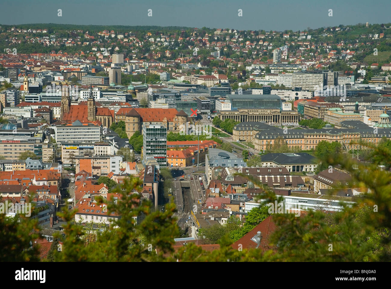 Stuttgart city center hi-res stock photography and images - Alamy
