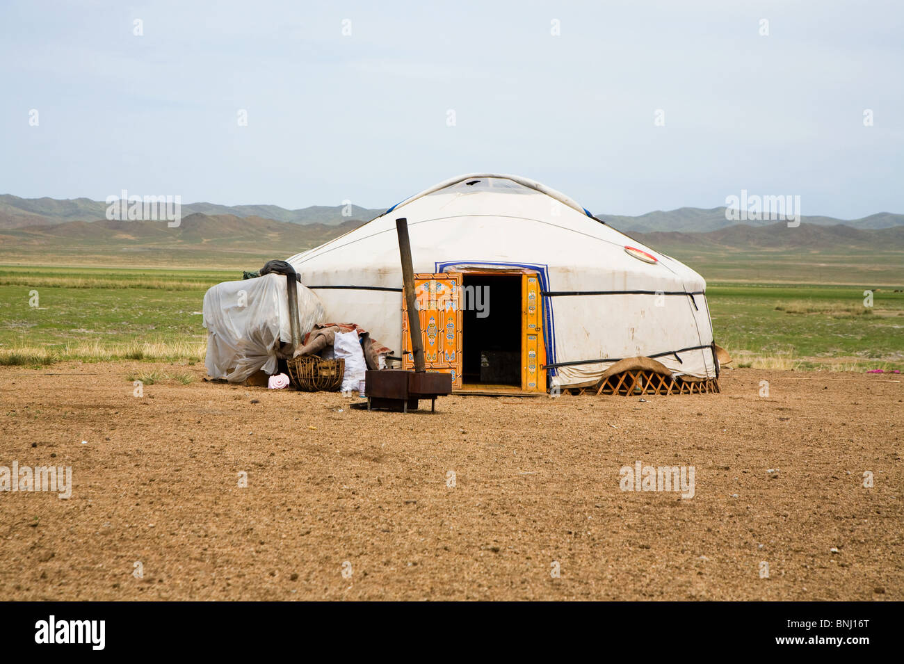 Ger Mongolia Central Asia Stock Photo - Alamy