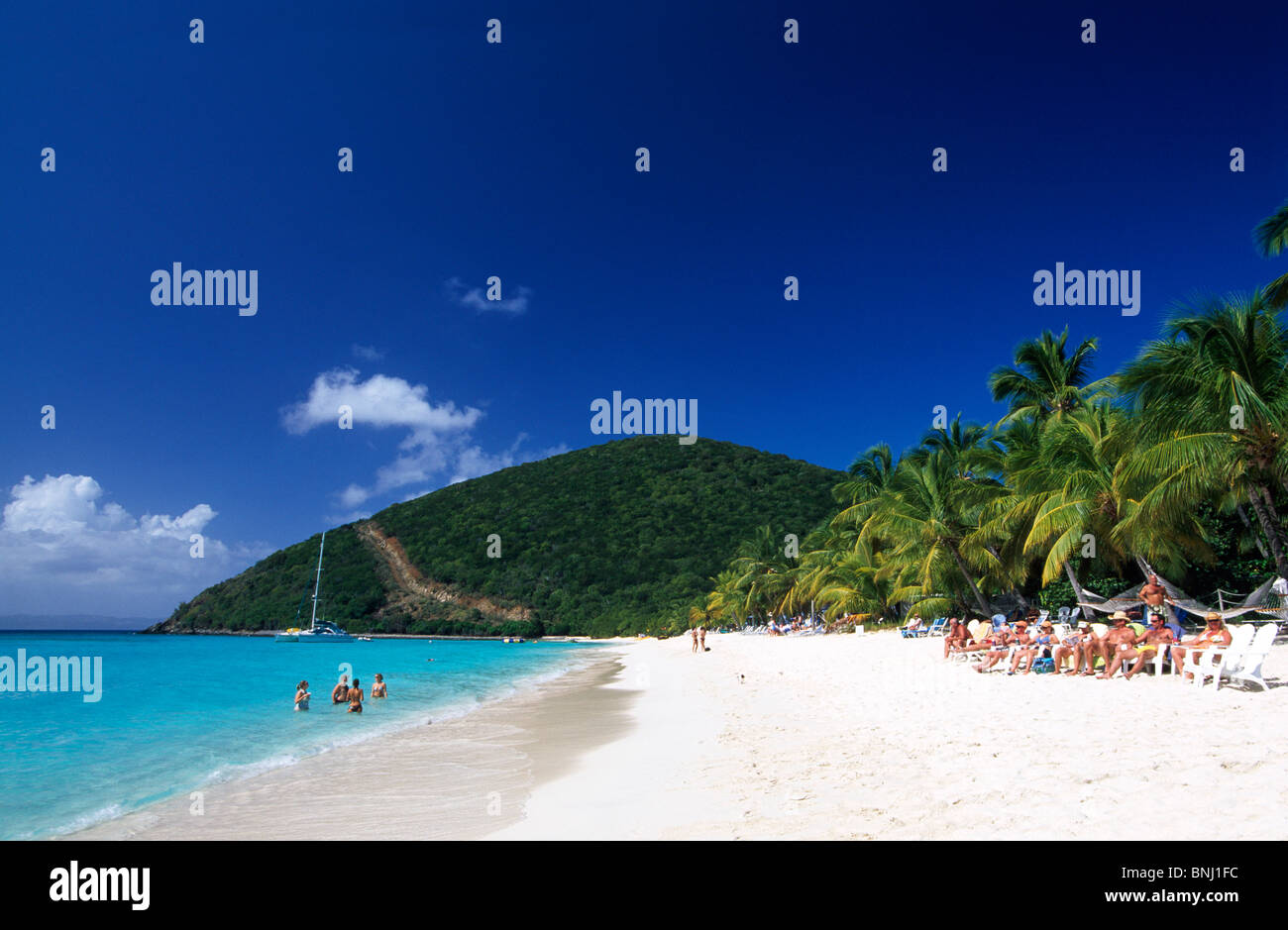 Caribbean sea ocean Virgin Islands British Virgin Islands BVI day ...