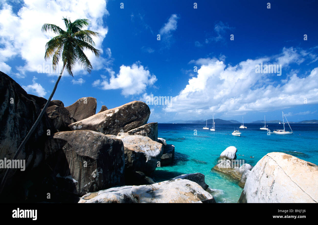 Caribbean sea ocean Virgin Islands British Virgin Islands BVI day ...