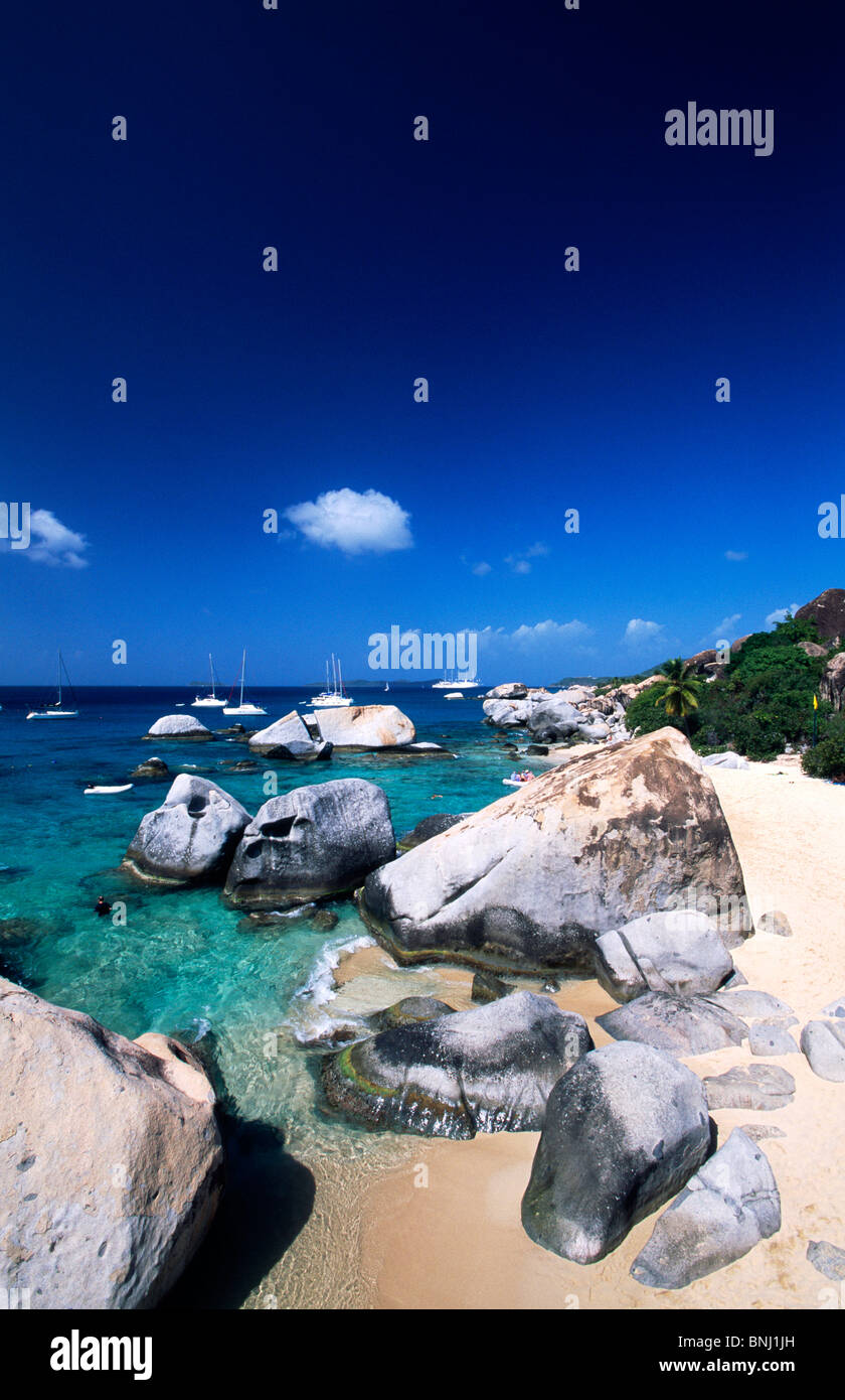 Caribbean sea ocean Virgin Islands British Virgin Islands BVI day ...