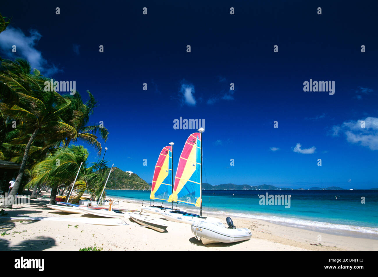 Caribbean sea ocean Virgin Islands British Virgin Islands BVI day ...