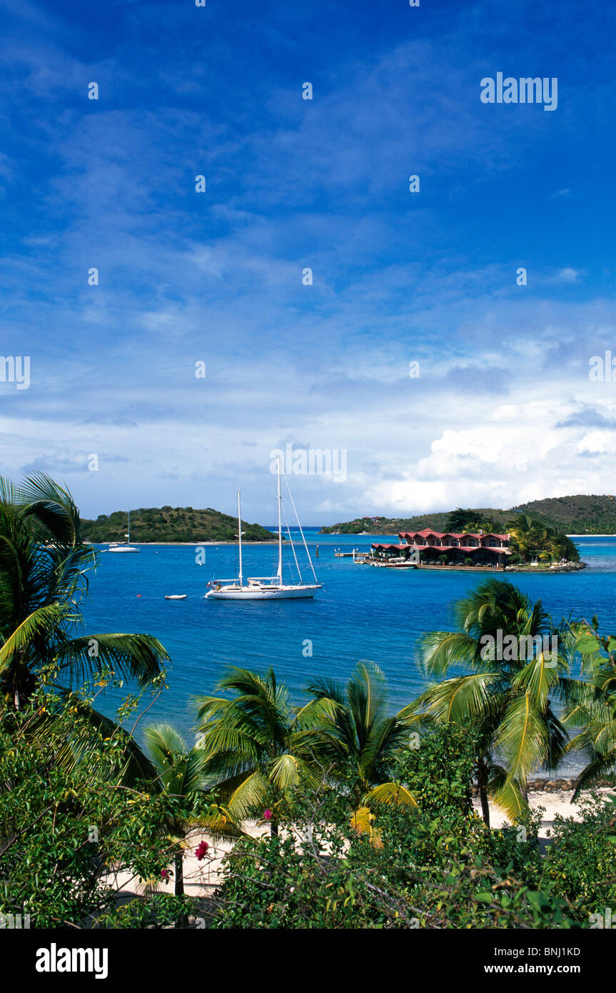 Caribbean sea ocean Virgin Islands British Virgin Islands BVI day ...