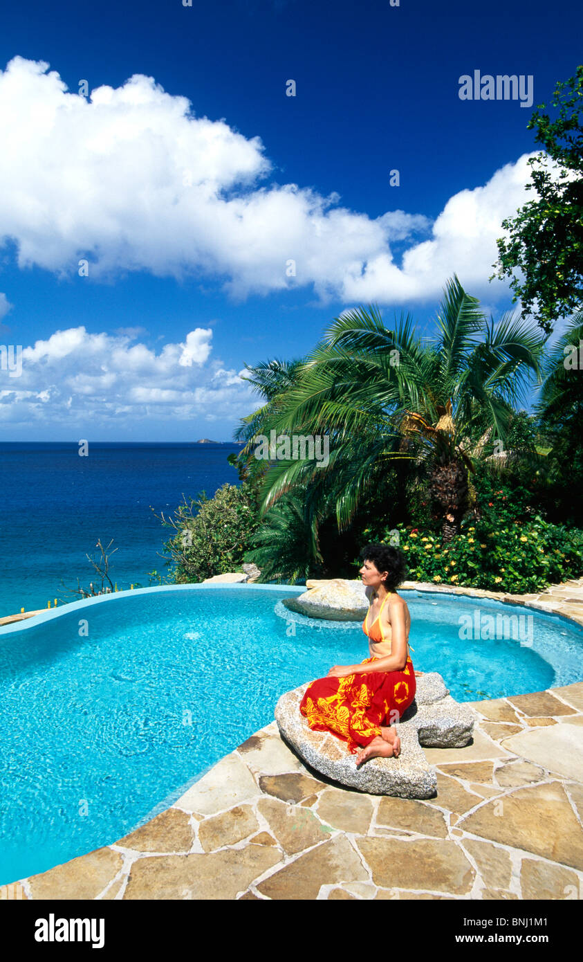 Caribbean sea ocean Virgin Islands British Virgin Islands BVI day ...