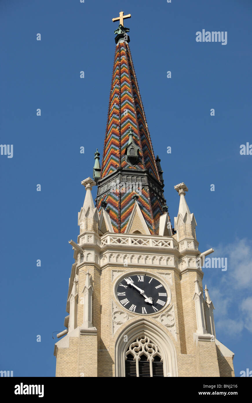 Saint Mary Cathedral Tower Novi Sad Serbia Stock Photo - Alamy